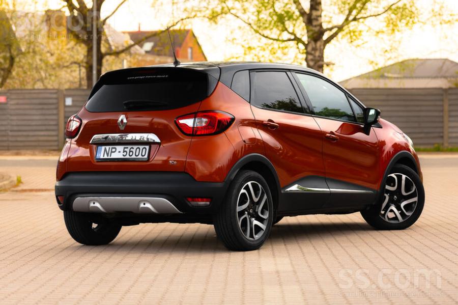 Orange Renault Captur 2013 in Jelgava, with an engine capacity of 1.20 L and mileage of 0 thousand km for 14850 €, photo 5 on AUTOMOTO.COM.LV