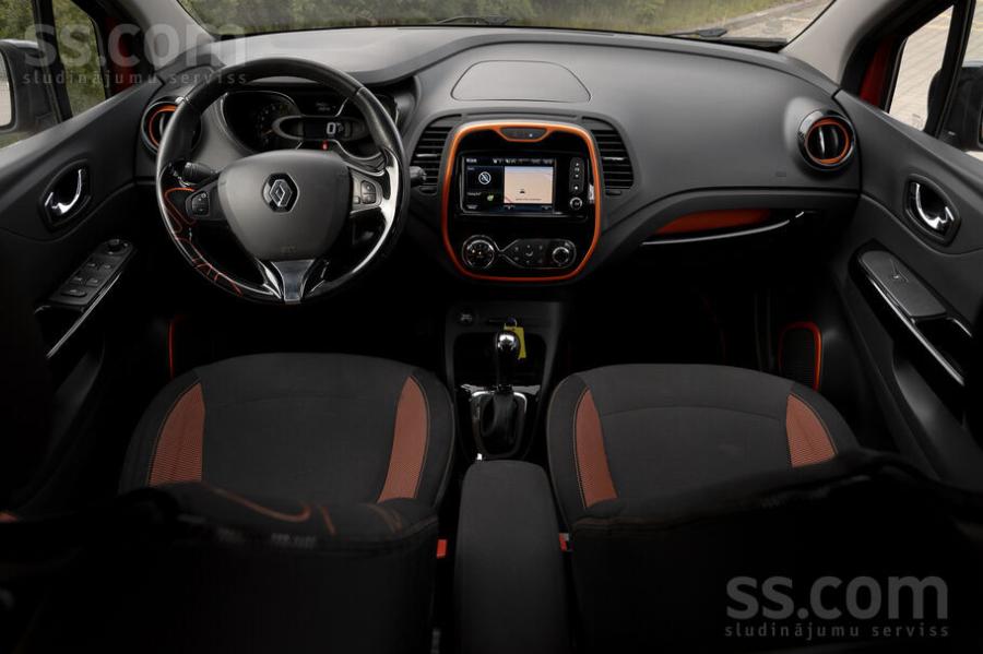 Orange Renault Captur 2013 in Jelgava, with an engine capacity of 1.20 L and mileage of 0 thousand km for 14850 €, photo 12 on AUTOMOTO.COM.LV