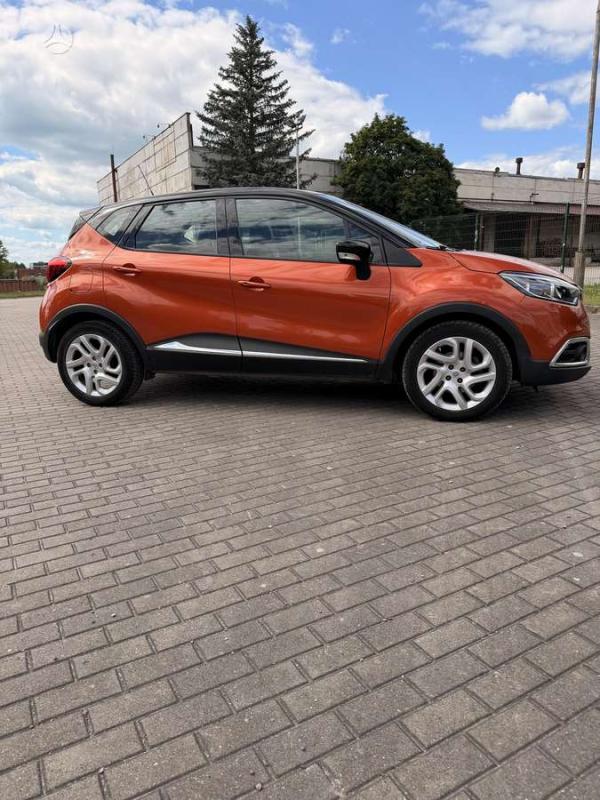Orange Renault Captur 2014 in Alytus, with an engine capacity of 1.20 L and mileage of 106 thousand km for 6600 €, photo 6 on AUTOMOTO.COM.LV