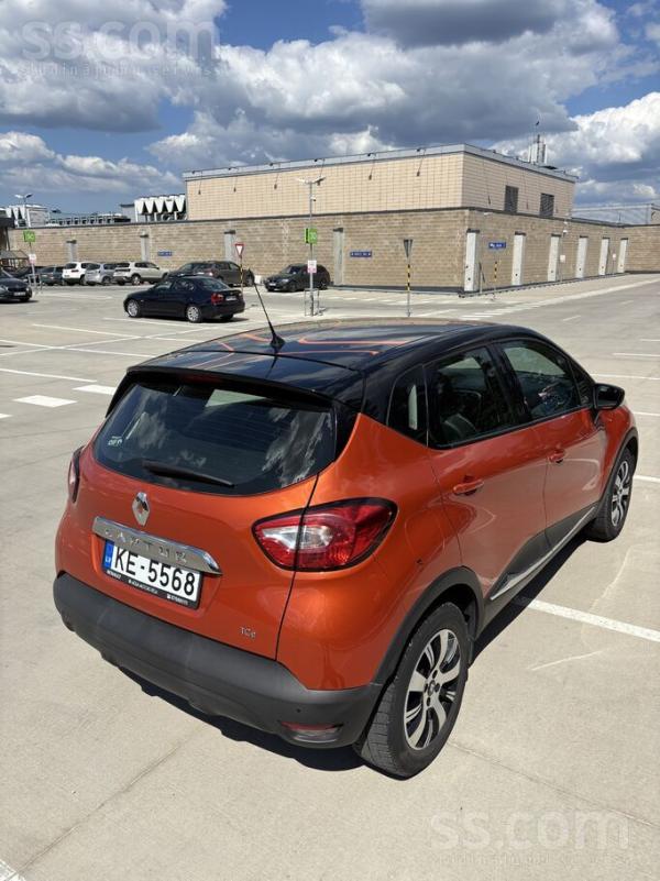 Orange Renault Captur 2015 in Riga, with an engine capacity of 1.20 L and mileage of 96 thousand km for 6250 €, photo 6 on AUTOMOTO.COM.LV