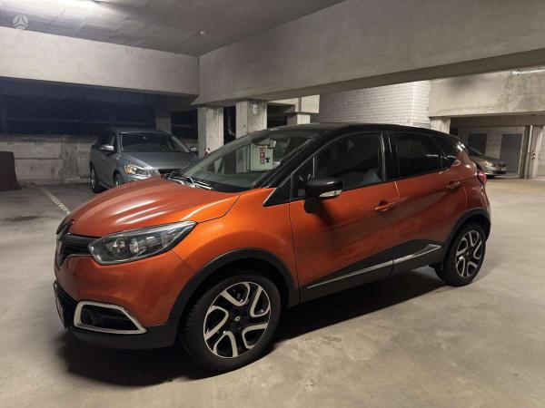 Orange Renault Captur 2016 in Vilnius, with an engine capacity of 1.20 L and mileage of 83 thousand km for 9800 €, photo 1 on AUTOMOTO.COM.LV