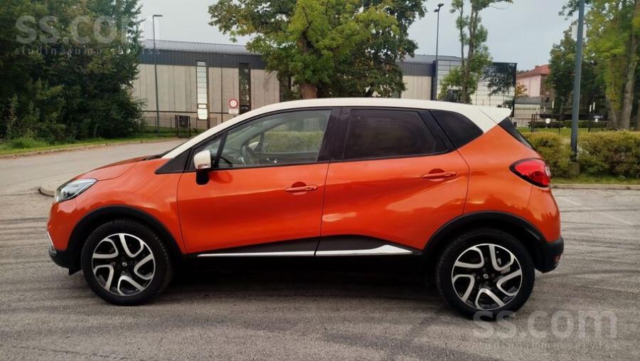Orange Renault Captur 2016 in Tukums, with an engine capacity of 1.50 L and mileage of 173 thousand km for 6650 €, photo 1 on AUTOMOTO.COM.LV