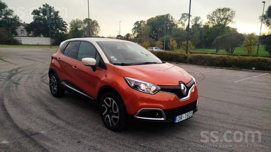 Orange Renault Captur 2016 in Tukums, with an engine capacity of 1.50 L and mileage of 173 thousand km for 6650 €, photo 6 on AUTOMOTO.COM.LV