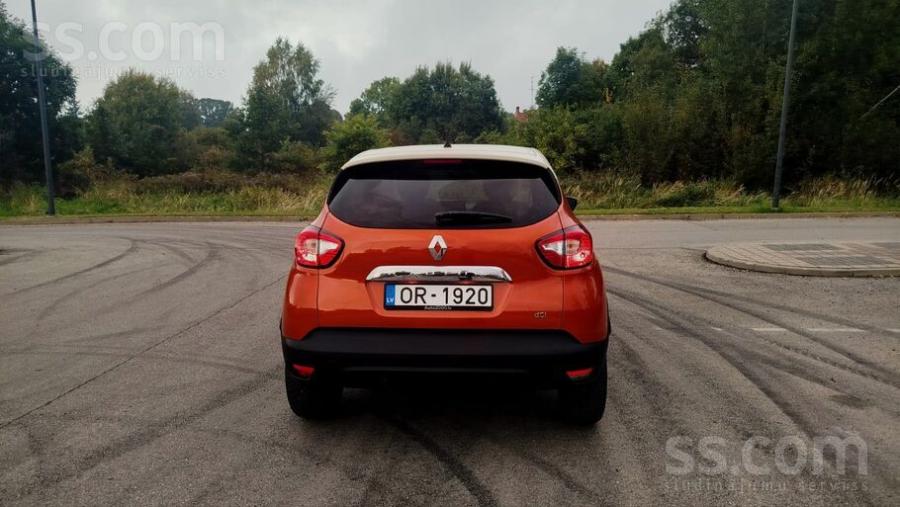 Orange Renault Captur 2016 in Tukums, with an engine capacity of 1.50 L and mileage of 173 thousand km for 6650 €, photo 8 on AUTOMOTO.COM.LV