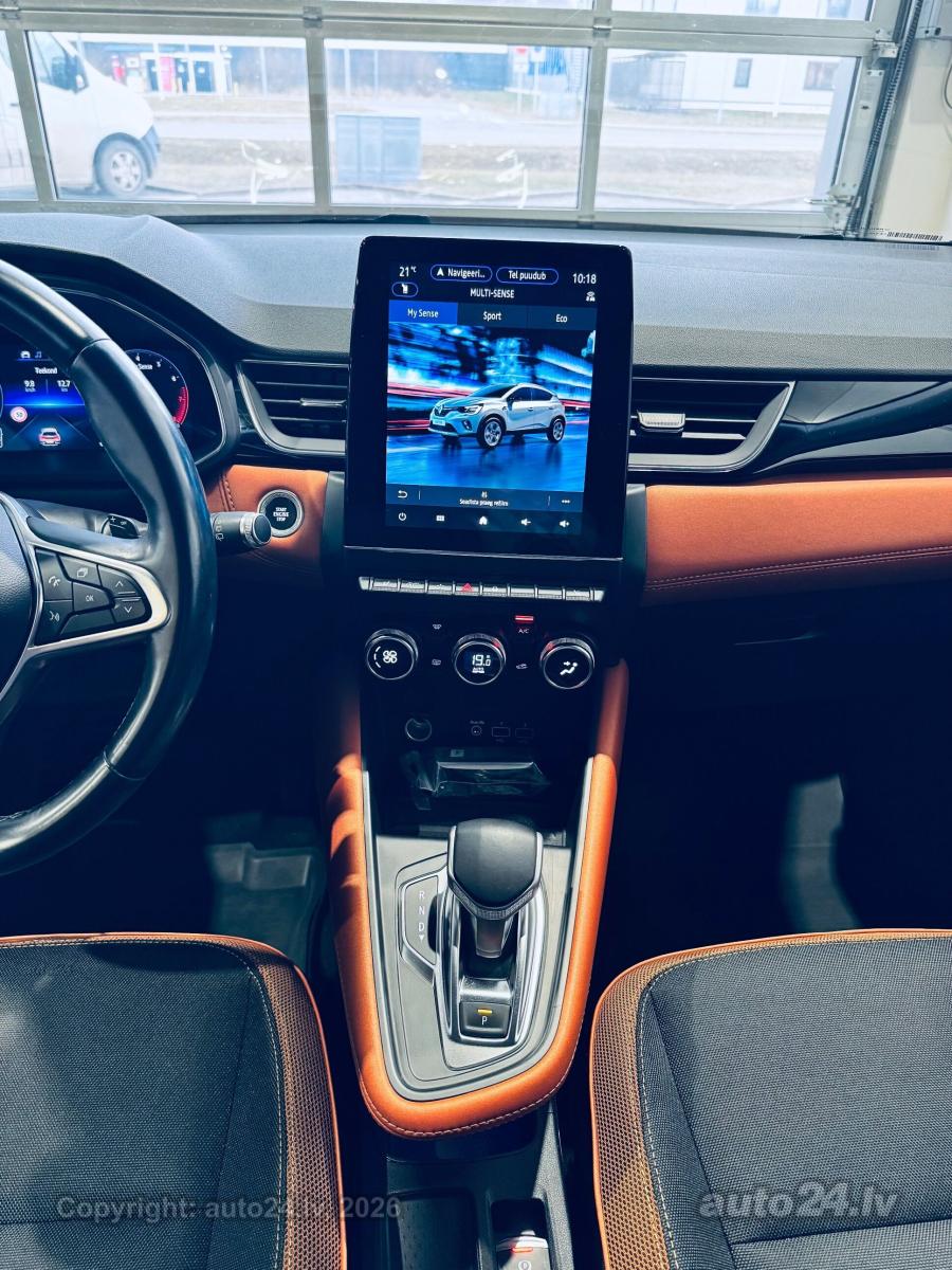 Orange Renault Captur 2021 in Parnu, with an engine capacity of 1.30 L and mileage of 68 thousand km for 16900 €, photo 6 on AUTOMOTO.COM.LV