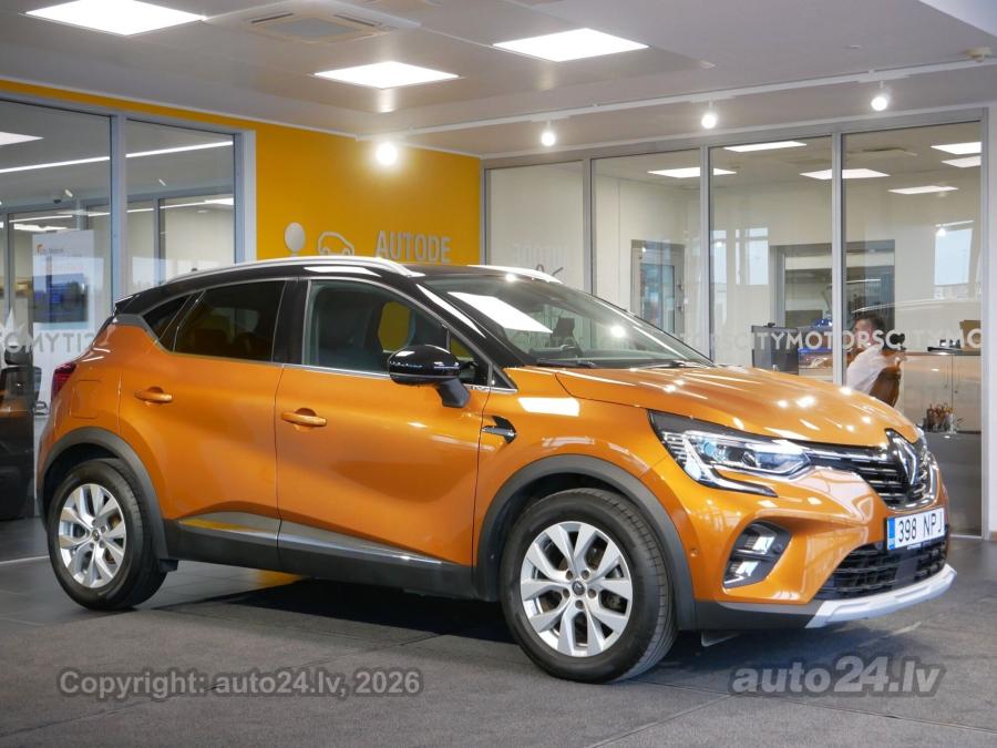 Orange Renault Captur 2021 in Tallinn, with an engine capacity of 1.30 L and mileage of 35 thousand km for 16990 €, photo 1 on AUTOMOTO.COM.LV