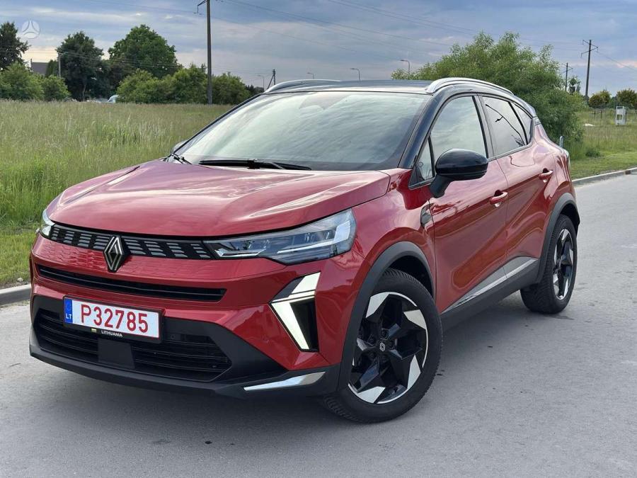 Red Renault Captur 2024 in Klaipeda, with an engine capacity of 1.33 L and mileage of 17 thousand km for 18500 €, photo 1 on AUTOMOTO.COM.LV