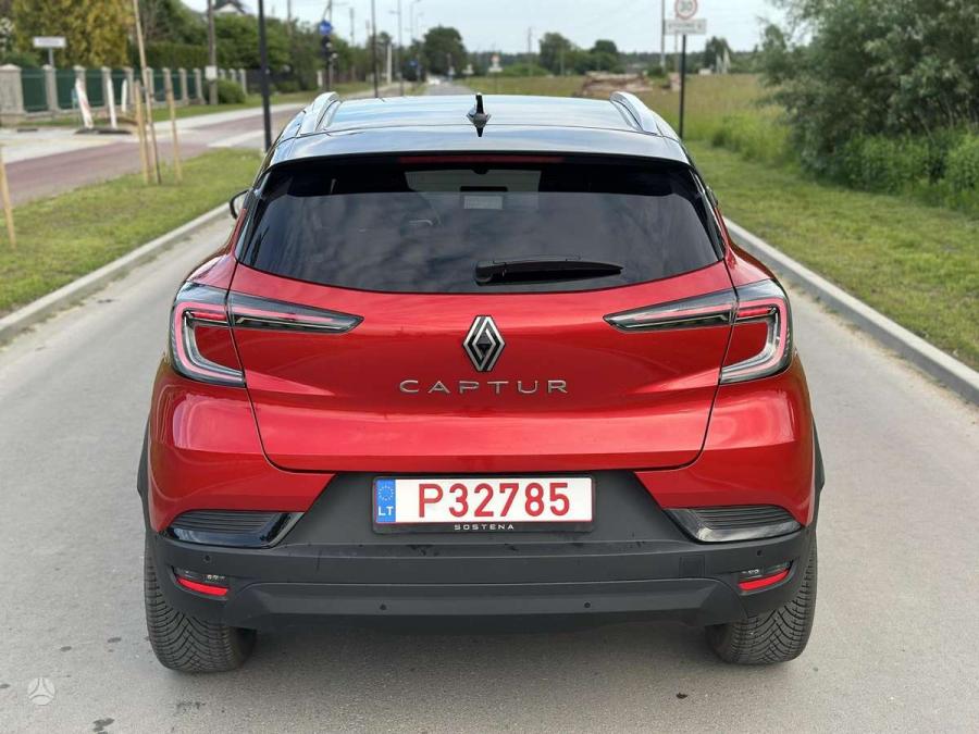 Red Renault Captur 2024 in Klaipeda, with an engine capacity of 1.33 L and mileage of 17 thousand km for 18500 €, photo 6 on AUTOMOTO.COM.LV