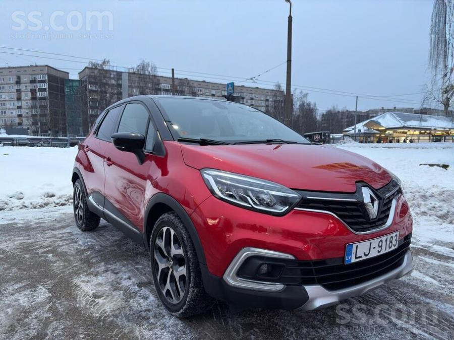 Red Renault Captur 2018 in Riga, with an engine capacity of 1.50 L and mileage of 51 thousand km for 12900 €, photo 1 on AUTOMOTO.COM.LV