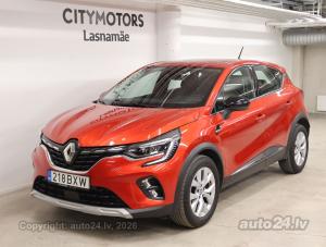 Sarkans Renault Captur 2022 Tallina, ar dzinēja tilpumu 1.30 L un nobraukumu 90 tūkst. km par 14900 €, foto  vietnē AUTOMOTO.COM.LV