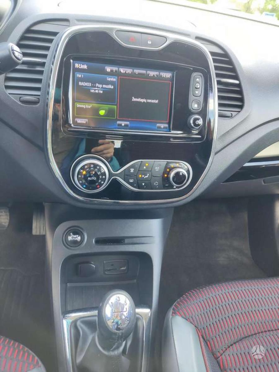 Sarkans Renault Captur 2016 Prienai, ar dzinēja tilpumu 1.50 L un nobraukumu 242 tūkst. km par 5350 €, foto 13 vietnē AUTOMOTO.COM.LV