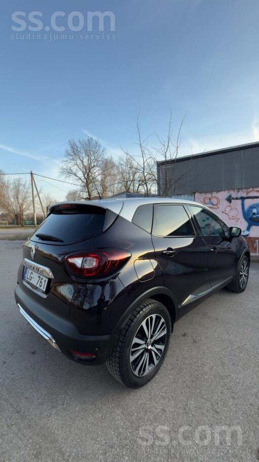 Violets Renault Captur 2018 Jelgava, ar dzinēja tilpumu 1.20 L un nobraukumu 47 tūkst. km par 9500 €, foto 3 vietnē AUTOMOTO.COM.LV