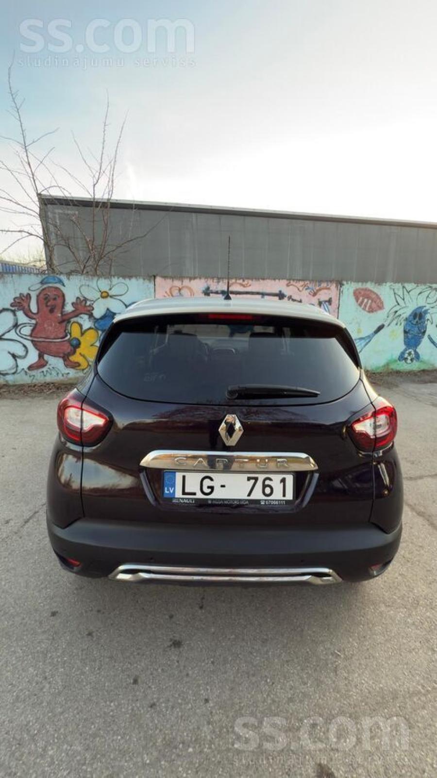 Violets Renault Captur 2018 Jelgava, ar dzinēja tilpumu 1.20 L un nobraukumu 47 tūkst. km par 9500 €, foto 4 vietnē AUTOMOTO.COM.LV