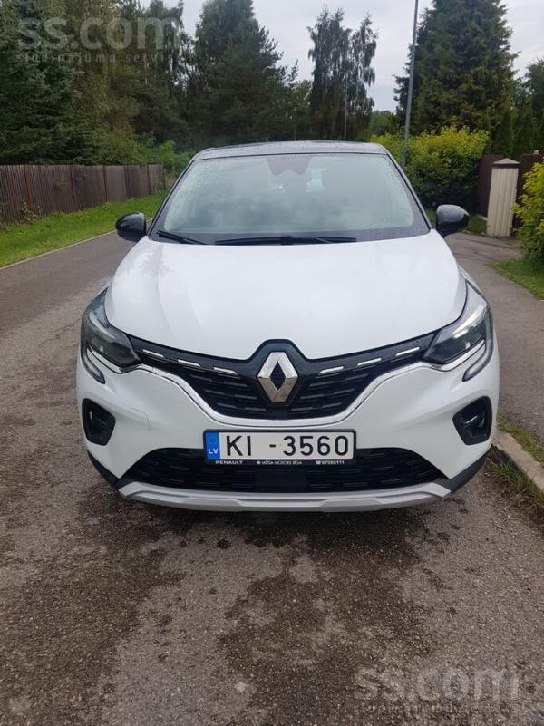 White Renault Captur 2021 in Riga, with an engine capacity of 1.30 L and mileage of 51 thousand km for 16000 €, photo 3 on AUTOMOTO.COM.LV