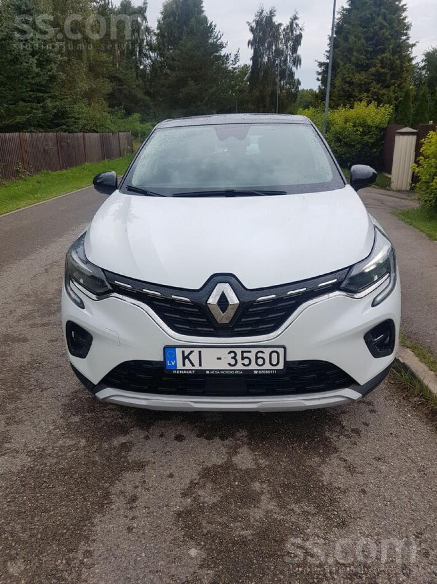 White Renault Captur 2021 in Riga, with an engine capacity of 1.30 L and mileage of 51 thousand km for 16000 €, photo 3 on AUTOMOTO.COM.LV
