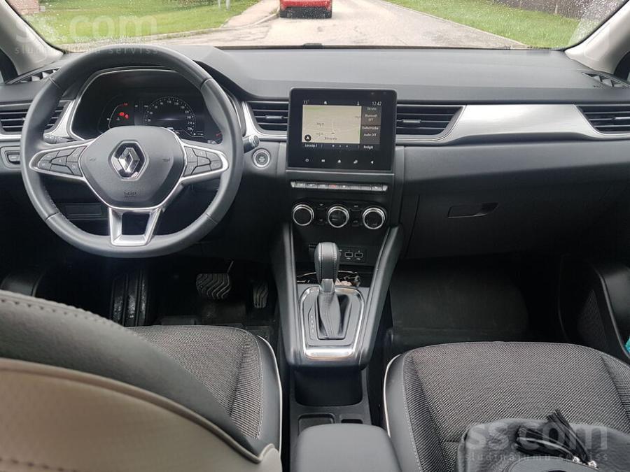 White Renault Captur 2021 in Riga, with an engine capacity of 1.30 L and mileage of 51 thousand km for 16000 €, photo 6 on AUTOMOTO.COM.LV