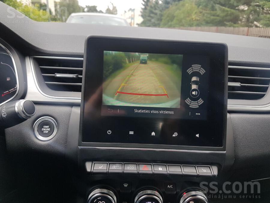 White Renault Captur 2021 in Riga, with an engine capacity of 1.30 L and mileage of 51 thousand km for 16000 €, photo 8 on AUTOMOTO.COM.LV