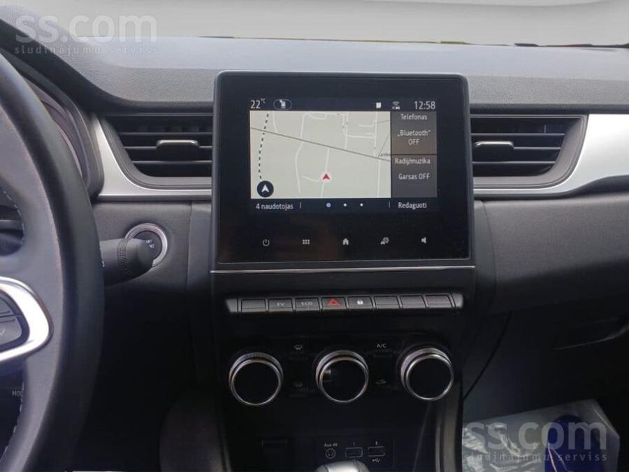 White Renault Captur 2022 in Riga, with an engine capacity of 1.60 L and mileage of 153 thousand km for 12990 €, photo 9 on AUTOMOTO.COM.LV