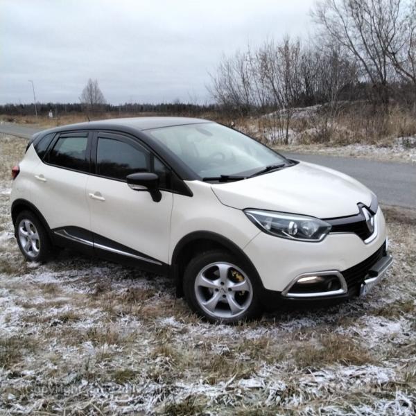 White Renault Captur 2014 in Jogeva, with an engine capacity of 1.20 L and mileage of 106 thousand km for 5900 €, photo 2 on AUTOMOTO.COM.LV