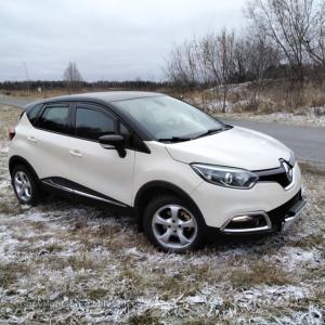 White Renault Captur 2014 in Jogeva, with an engine capacity of 1.20 L and mileage of 106 thousand km for 5900 €, photo 3 on AUTOMOTO.COM.LV