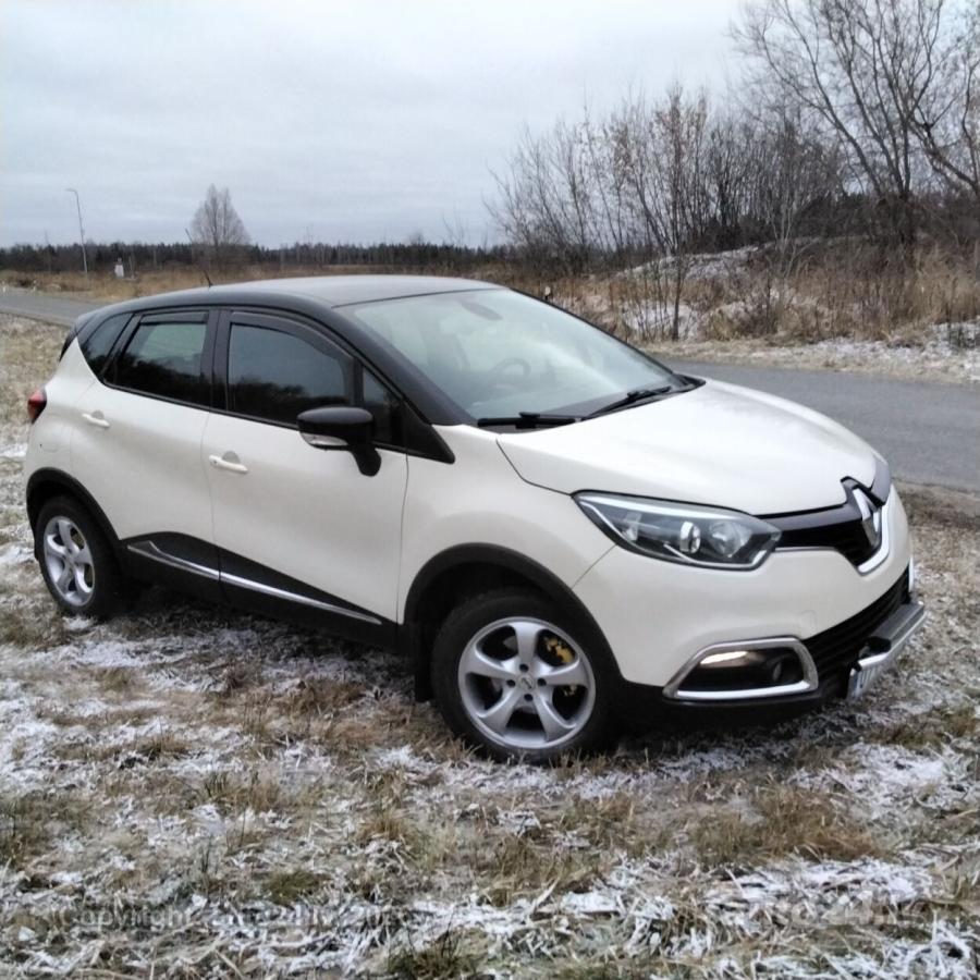 White Renault Captur 2014 in Jogeva, with an engine capacity of 1.20 L and mileage of 106 thousand km for 5900 €, photo 3 on AUTOMOTO.COM.LV