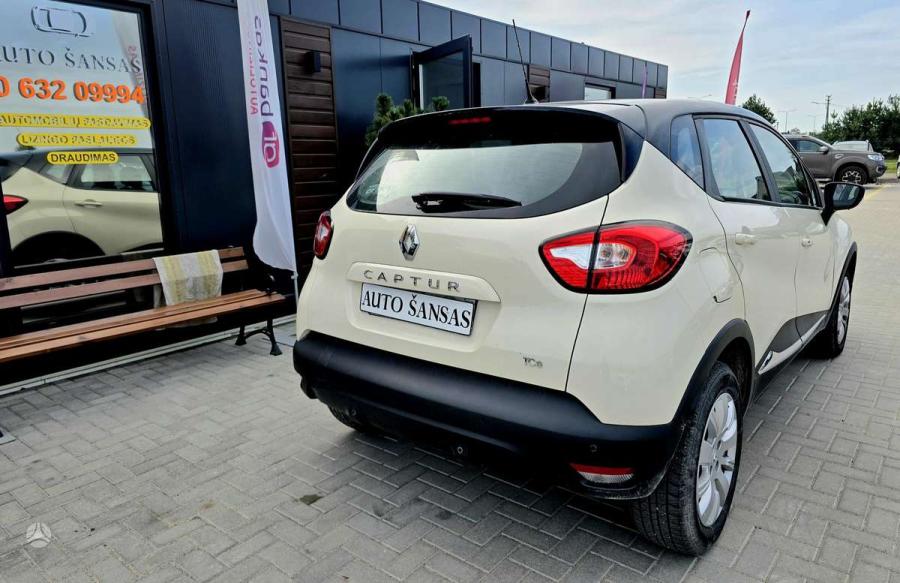 Dzeltens Renault Captur 2015 Tauragė, ar dzinēja tilpumu 1.20 L un nobraukumu 99 tūkst. km par 5350 €, foto 13 vietnē AUTOMOTO.COM.LV