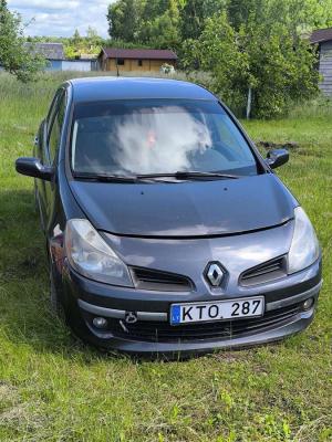 Black Renault Clio 2006 in Gargzdai, with an engine capacity of 1.46 L and mileage of 317 thousand km for 300 €, photo  on AUTOMOTO.COM.LV