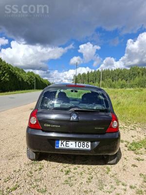 Black Renault Clio 2006 in Riga, with an engine capacity of 1.20 L and mileage of 159 thousand km for 1350 €, photo 5 on AUTOMOTO.COM.LV