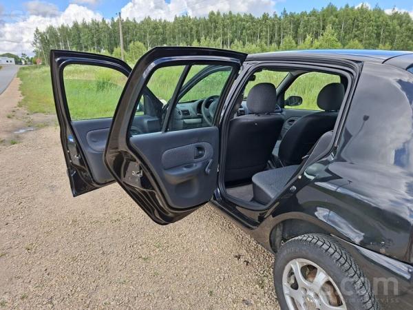 Black Renault Clio 2006 in Riga, with an engine capacity of 1.20 L and mileage of 159 thousand km for 1350 €, photo 8 on AUTOMOTO.COM.LV