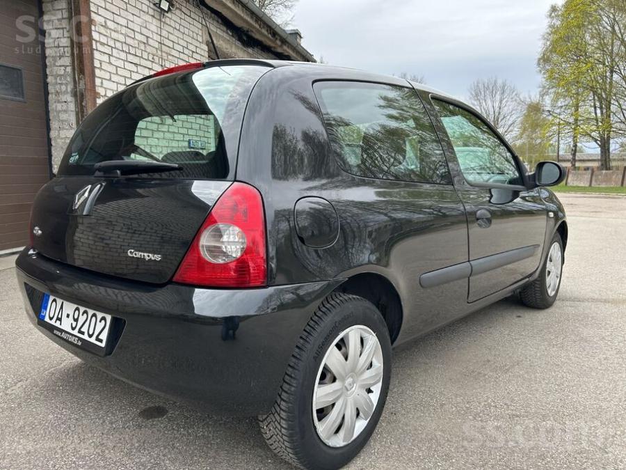 Black Renault Clio 2012 in Limbazi, with an engine capacity of 1.20 L and mileage of 128 thousand km for 2750 €, photo 4 on AUTOMOTO.COM.LV
