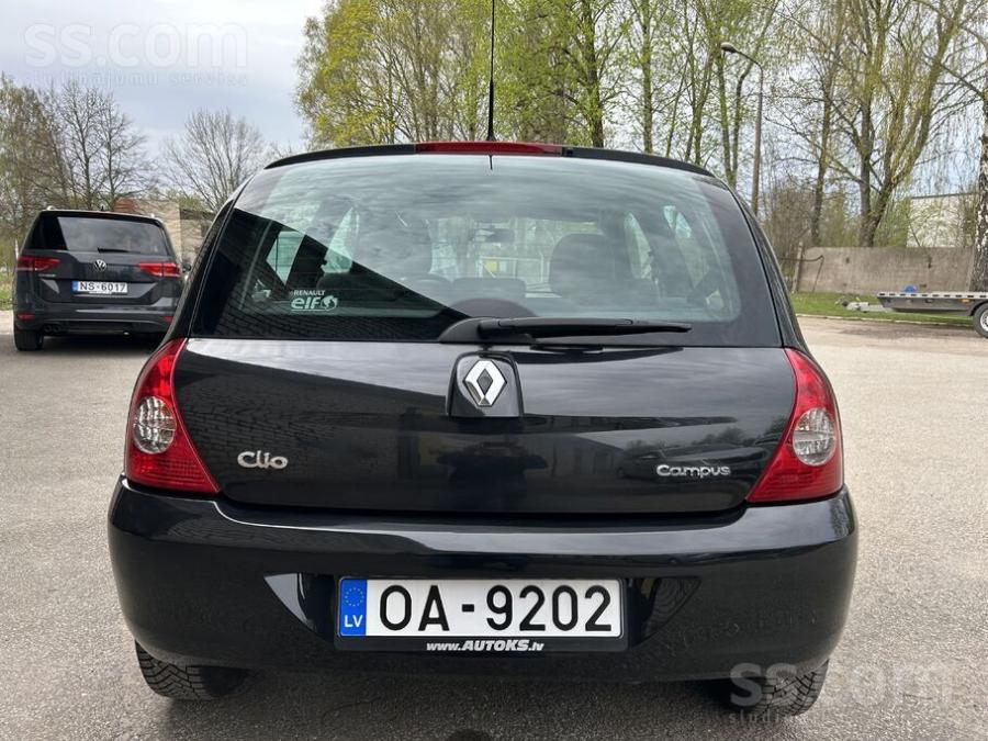Black Renault Clio 2012 in Limbazi, with an engine capacity of 1.20 L and mileage of 128 thousand km for 2750 €, photo 5 on AUTOMOTO.COM.LV