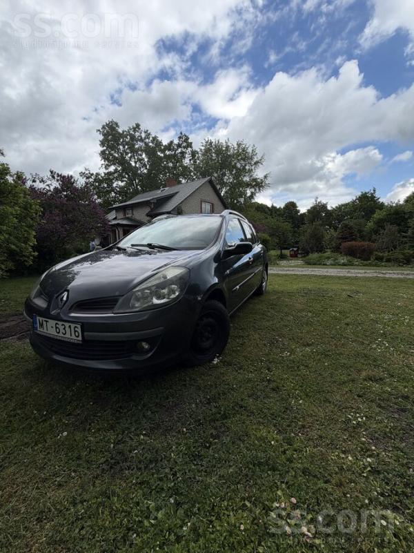 Melns Renault Clio 2008 Kuldīga, ar dzinēja tilpumu 1.50 L un nobraukumu 307 tūkst. km par 1350 €, foto 2 vietnē AUTOMOTO.COM.LV