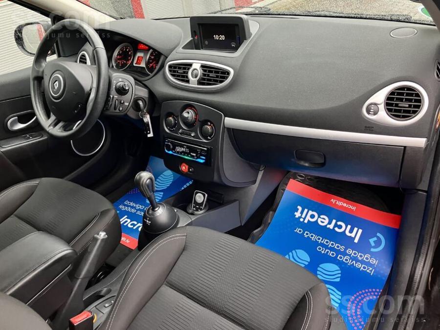 Melns Renault Clio 2010 Talsi, ar dzinēja tilpumu 1.20 L un nobraukumu 95 tūkst. km par 4999 €, foto 17 vietnē AUTOMOTO.COM.LV