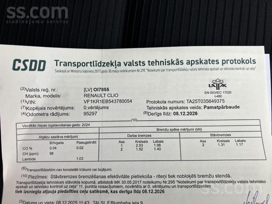 Melns Renault Clio 2010 Talsi, ar dzinēja tilpumu 1.20 L un nobraukumu 95 tūkst. km par 4999 €, foto 19 vietnē AUTOMOTO.COM.LV