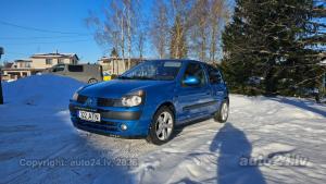 Blue Renault Clio 2003 in Tallinn, with an engine capacity of 1.60 L and mileage of 248 thousand km for 2300 €, photo 4 on AUTOMOTO.COM.LV