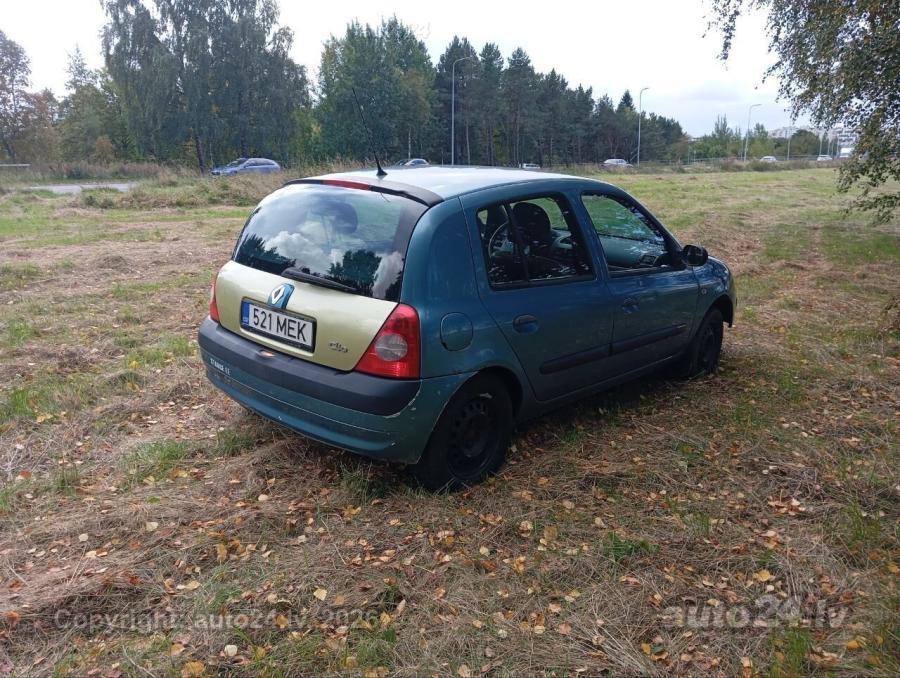 Синий Рено Клио 2004 в Таллин, объемом двигателя 1.10 л и пробегом 156 тыс. км за 500 €, фото 5 на AUTOMOTO.COM.LV