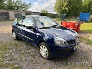 Blue Renault Clio 2005 in Riga, with an engine capacity of 1.20 L and mileage of 204 thousand km for 1200 €, photo 2 on AUTOMOTO.COM.LV