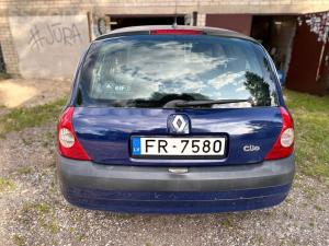 Blue Renault Clio 2005 in Riga, with an engine capacity of 1.20 L and mileage of 204 thousand km for 1200 €, photo 4 on AUTOMOTO.COM.LV