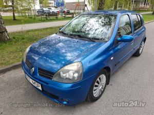 Blue Renault Clio 2005 in Tallinn, with an engine capacity of 1.10 L and mileage of 160 thousand km for 1399 €, photo  on AUTOMOTO.COM.LV