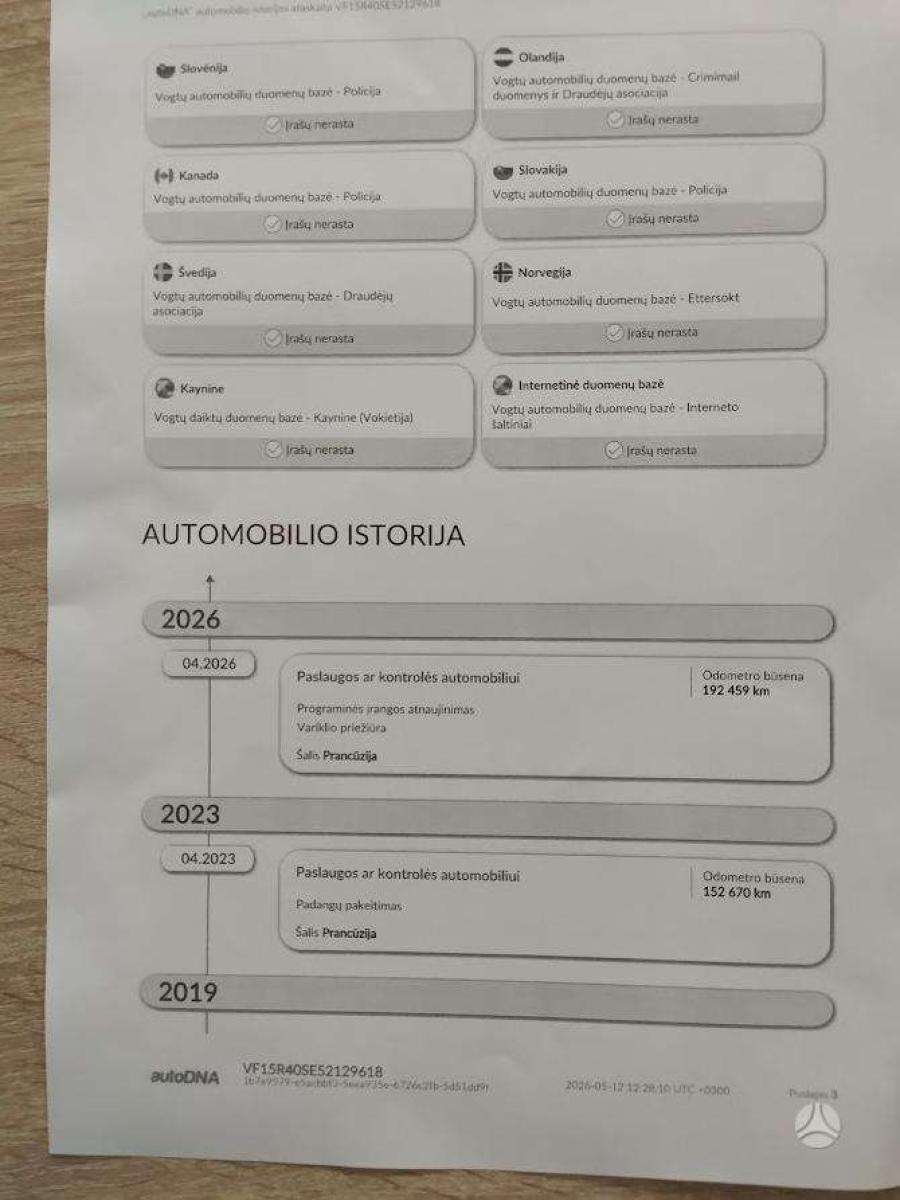 Синий Рено Клио 2015 в Таураге, объемом двигателя 1.20 л и пробегом 197 тыс. км за 6200 €, фото 31 на AUTOMOTO.COM.LV