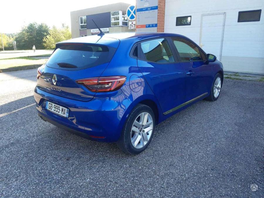 Blue Renault Clio 2021 in Anyksciai, with an engine capacity of 1.00 L and mileage of 72 thousand km for 8888 €, photo 4 on AUTOMOTO.COM.LV