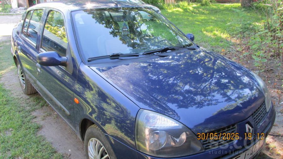 Zils Renault Clio 2005 Jūrmala, ar dzinēja tilpumu 1.40 L un nobraukumu 188 tūkst. km par 889 €, foto 7 vietnē AUTOMOTO.COM.LV