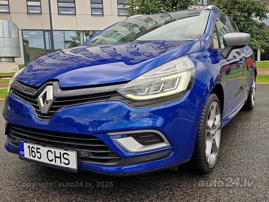 Blue Renault Clio 2017 in Tallinn, with an engine capacity of 1.20 L and mileage of 113 thousand km for 8490 €, photo 5 on AUTOMOTO.COM.LV