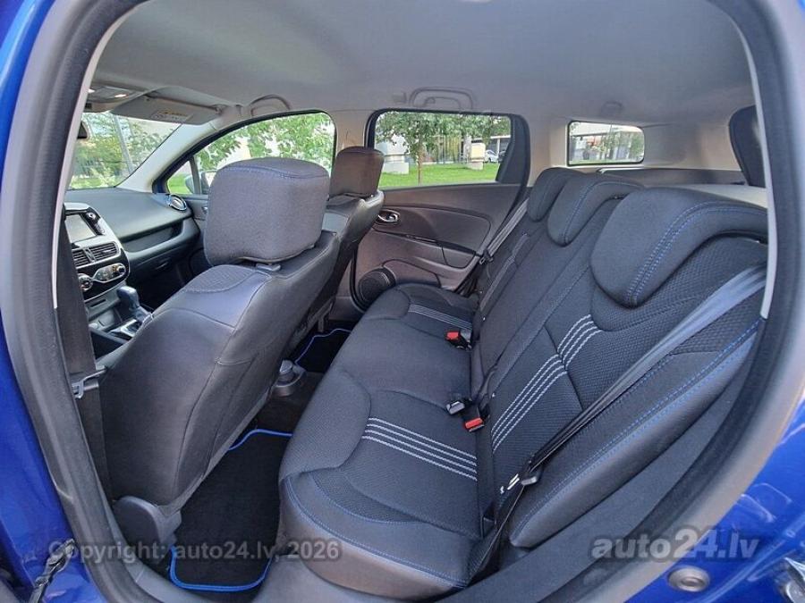 Blue Renault Clio 2017 in Tallinn, with an engine capacity of 1.20 L and mileage of 113 thousand km for 8490 €, photo 16 on AUTOMOTO.COM.LV