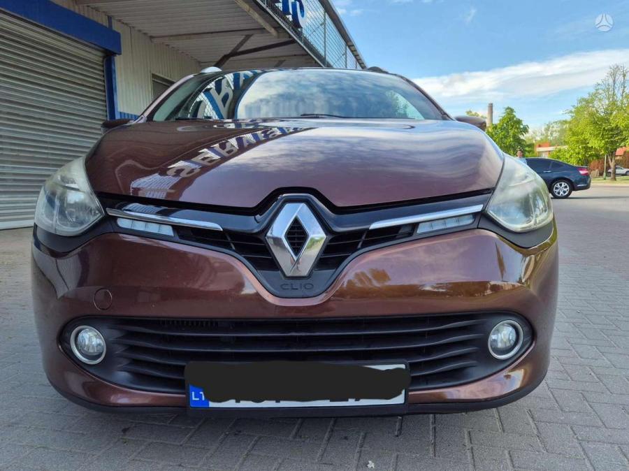 Brūns Renault Clio 2014 Šilutė, ar dzinēja tilpumu 1.46 L un nobraukumu 268 tūkst. km par 3450 €, foto 5 vietnē AUTOMOTO.COM.LV