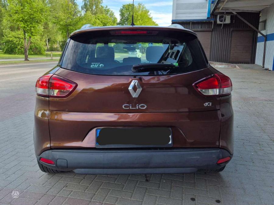 Brūns Renault Clio 2014 Šilutė, ar dzinēja tilpumu 1.46 L un nobraukumu 268 tūkst. km par 3450 €, foto 6 vietnē AUTOMOTO.COM.LV