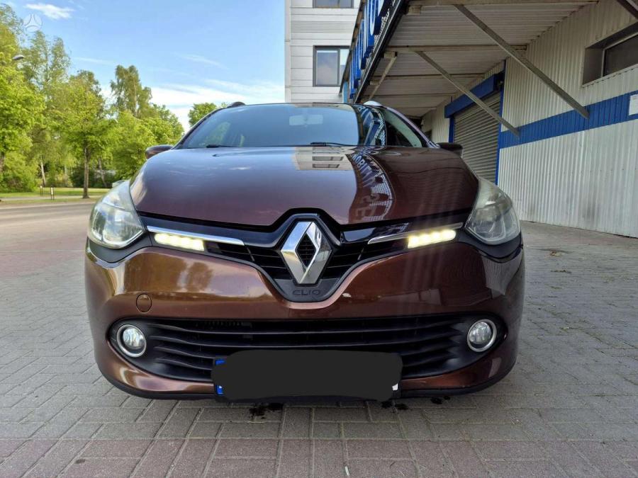 Brūns Renault Clio 2014 Šilutė, ar dzinēja tilpumu 1.46 L un nobraukumu 268 tūkst. km par 3450 €, foto 10 vietnē AUTOMOTO.COM.LV