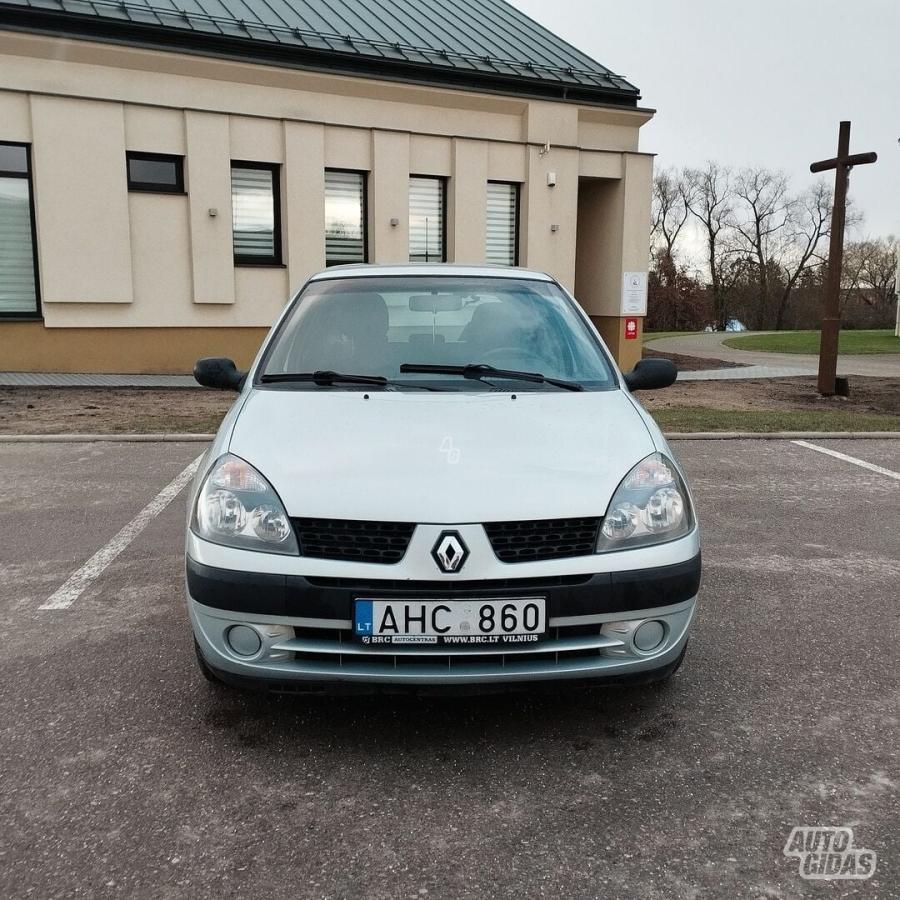 Pelēks Renault Clio 2003 Kauņa, ar dzinēja tilpumu 1.20 L un nobraukumu 193 tūkst. km par 850 €, foto 2 vietnē AUTOMOTO.COM.LV