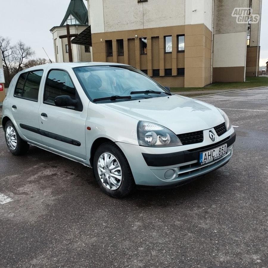 Pelēks Renault Clio 2003 Kauņa, ar dzinēja tilpumu 1.20 L un nobraukumu 193 tūkst. km par 850 €, foto 3 vietnē AUTOMOTO.COM.LV