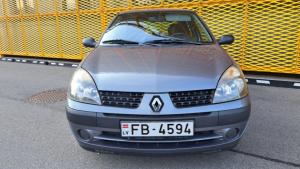 Grey Renault Clio 2004 in Riga, with an engine capacity of 1.20 L and mileage of 179 thousand km for 1550 €, photo 8 on AUTOMOTO.COM.LV